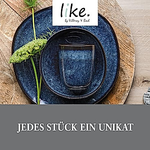 Villeroy & Boch Lave Bleu Bowl, 6.5x2 in, Blue