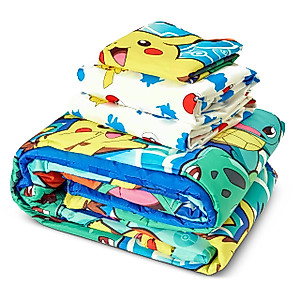 Northwest Pokemon Bed in a Bag Set, Twin, First Starters