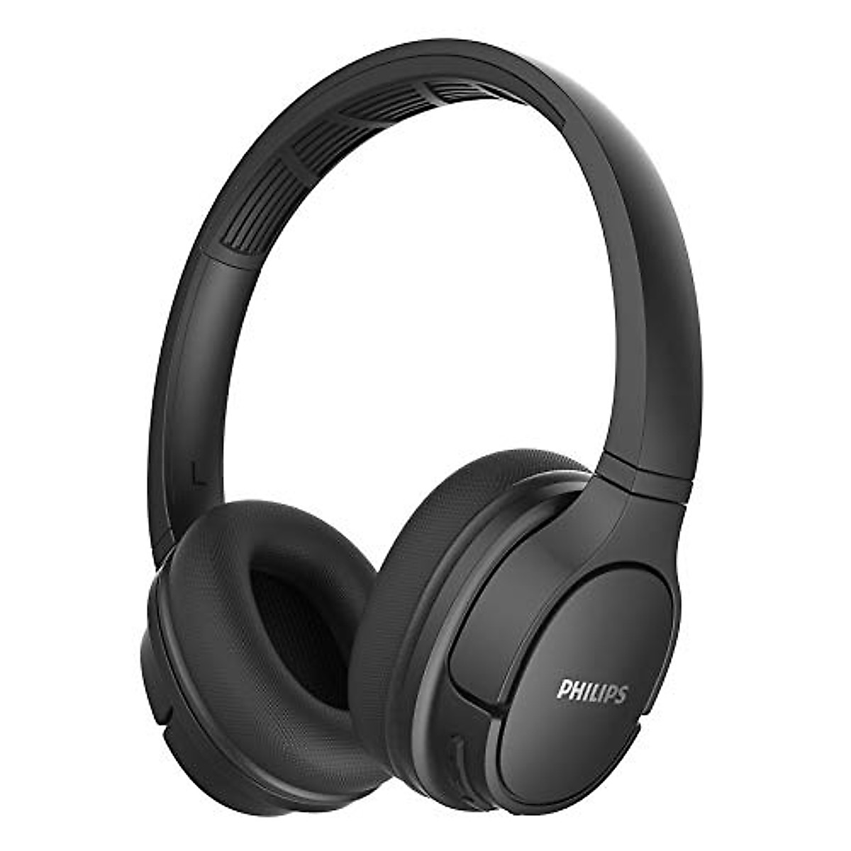 Philips ActionFit SH402 Wireless Bluetooth Headphones, IPX4 Splash-Resistance, Up to 20+ Hours of Play time, Echo Cancellation, Quick Charge, Smart Pairing and Cooling Earcups - Black (TASH402BK)