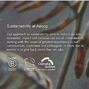 Aesop Geranium Leaf Body Cleanser - Invigorating Cleansing Gel - Alternative to Conventional Soap - 16.9 oz