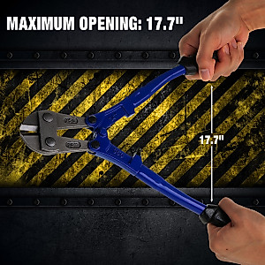 Bates- Bolt Cutter, 14", Chain Lock Cutter Heavy Duty, Bolt Cutters Heavy Duty for Locks, Screw Cutter, Chain Link Fence Cutter, Bolt and Wire Cutter, Chain Lock Cutters, Bolt Cutter Tool, Boltcutters