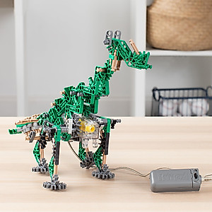 K'NEX - K'NEXosaurus Rex, Motorized Dinosaur Set ‚ 255 Pieces, STEM Building, Engineering Play, Kid Construction Set‚ Ages 7+