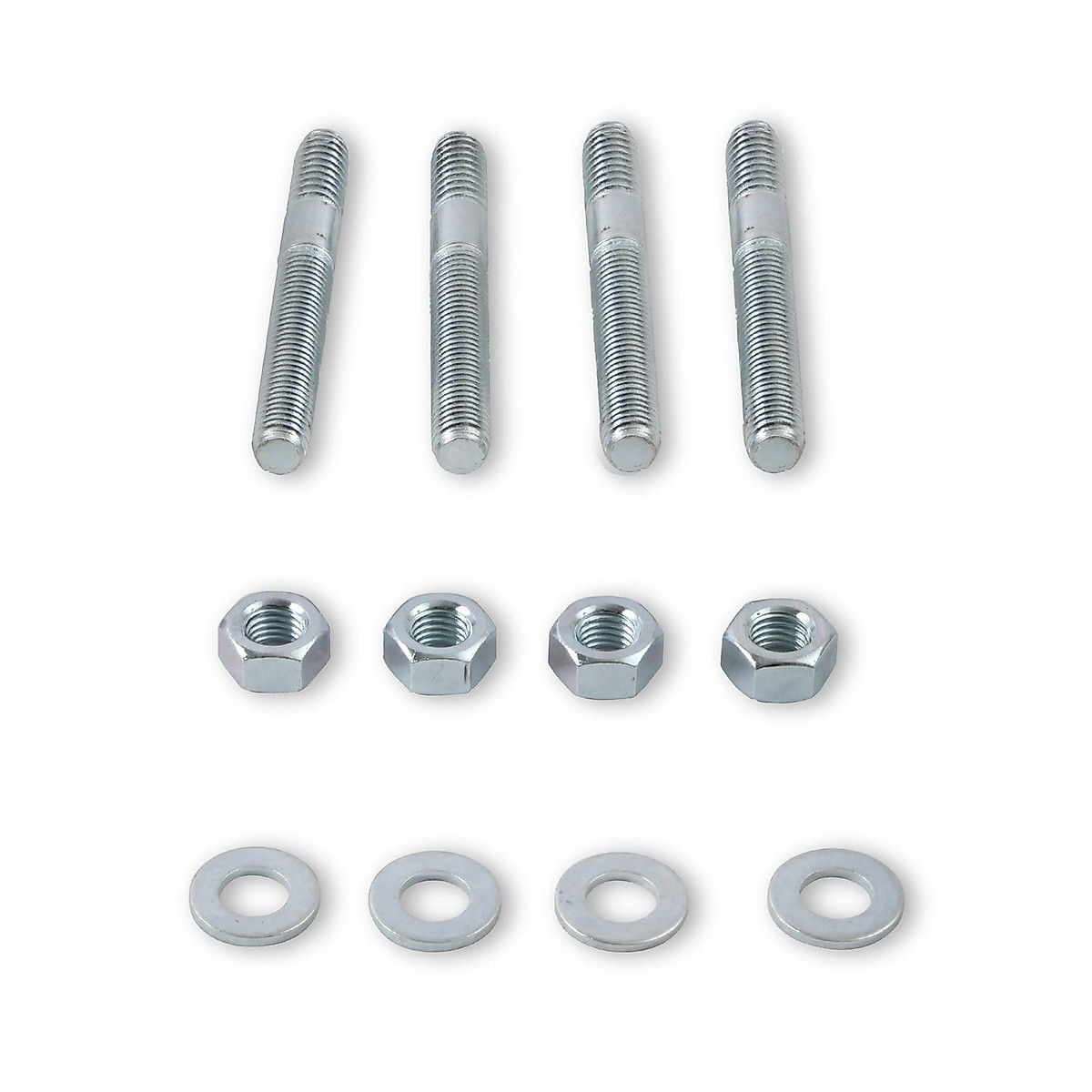 Mr. Gasket Carb Studs 2-1/2" Length, Silver