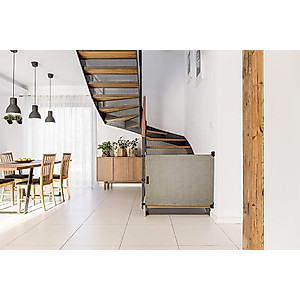 The Stair Barrier Baby and Pet Gate: Banister to Wall Baby Gate - Safety Gates for Kids or Dogs - Fabric Baby Gate for Stairs with Banisters- 36" - 43" Wide, 32" Height - Made in The USA, New 2029