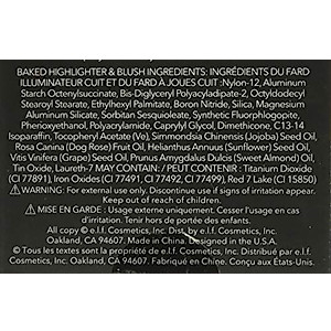 Elf Cosmetics Baked Highlighter & Blush 83371 Rose Gold, 0.6 Ounce