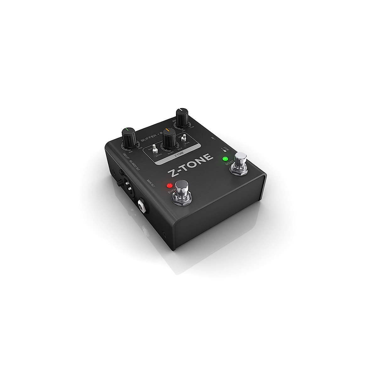 IK Multimedia Z-Tone Buffer Boost guitar preamp pedal with boost, Active/Passive pickup selector, switchable PURE/JFET Channels, true bypass and DI out for reamping/live use