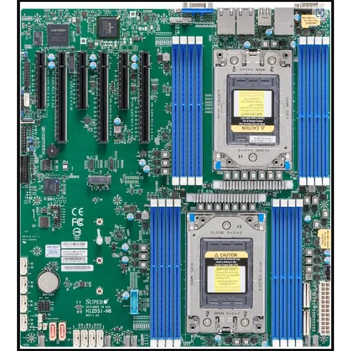 Supermicro H12DSI-N6 Motherboard DP Rome/Milan Platform w/SP3CPU Full Warranty (3-Year Warranty)