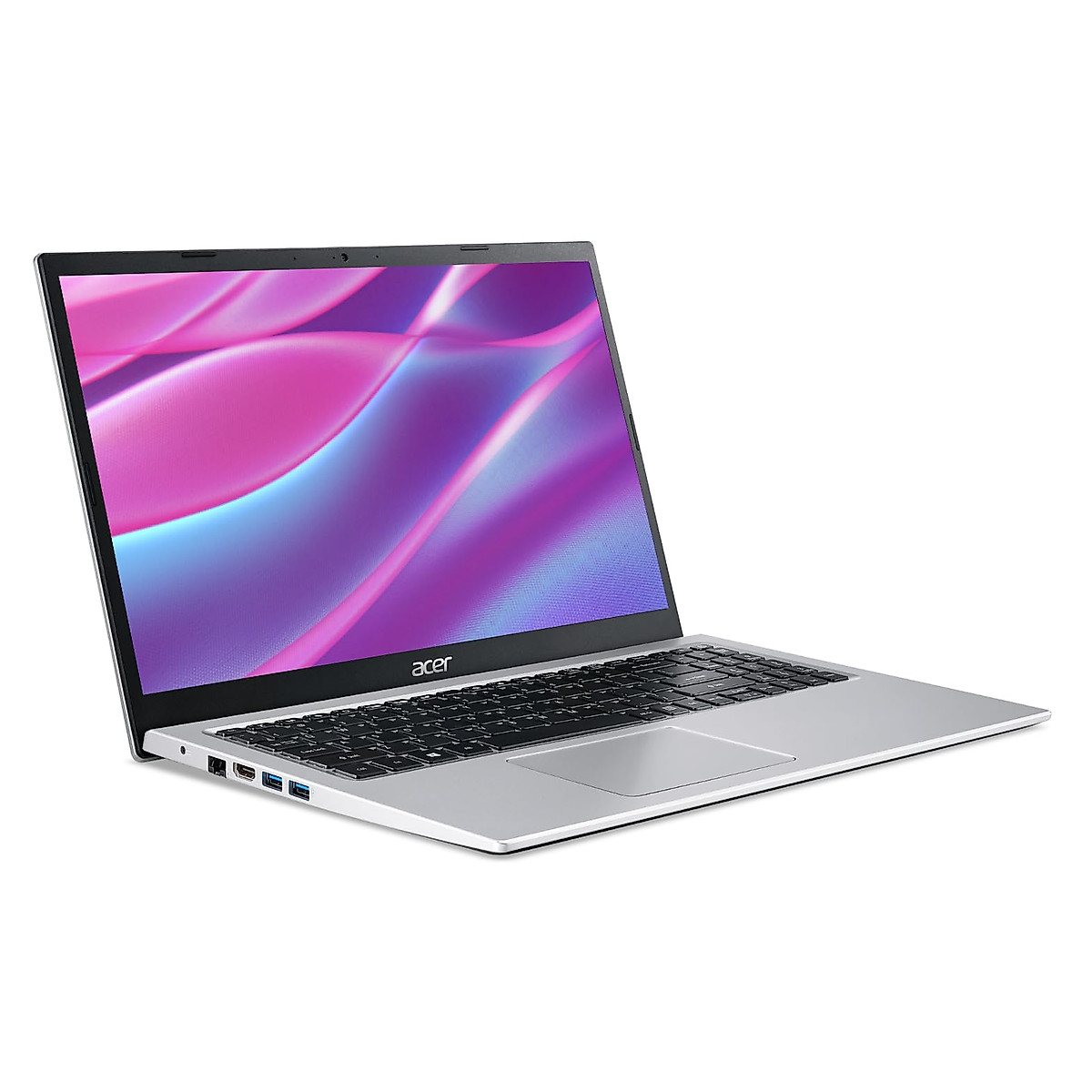 acer Newest Aspire 1 15.6" FHD Slim Laptop Computer, 8GB RAM, 64GB+ 256GB NVMe SSD, Intel Dual-Core Processor, 1-Year Office 365, Numeric KYB, HDMI, Webcam, WiFi, Ethernet, Win 11, w/CUE Accessories