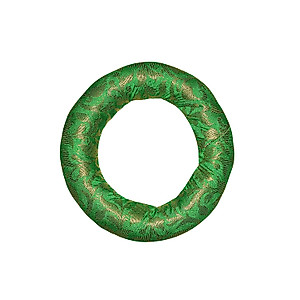 Round Cushion For Tibetan Singing Bowl Handmade Cushions Brocade Art Silk Home Decor Jewelry Display Cushion (5" X 1.5" Inch)