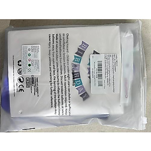 Mermaid Birthday Decorations Purple Teal Blue Party Balloons Happy Birthday Banner Dots Garland Purple Turquoise Green Fringe Curtain Pompom Swirls for Girl Women Birthday Baby Shower Party Decoration