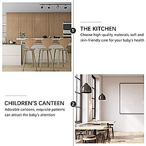 Kisangel Animal Printed Toddler Booster Seat Dining Chair Increasing Cushion Round Kids Booster Seat for Dining Portable Travel Increasing Cushion 32CM