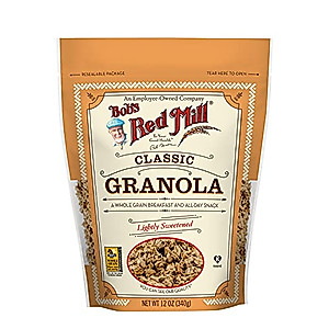 Bob's Red Mill Natural Whole Grain Granola, 12-ounce (Pack of 4)