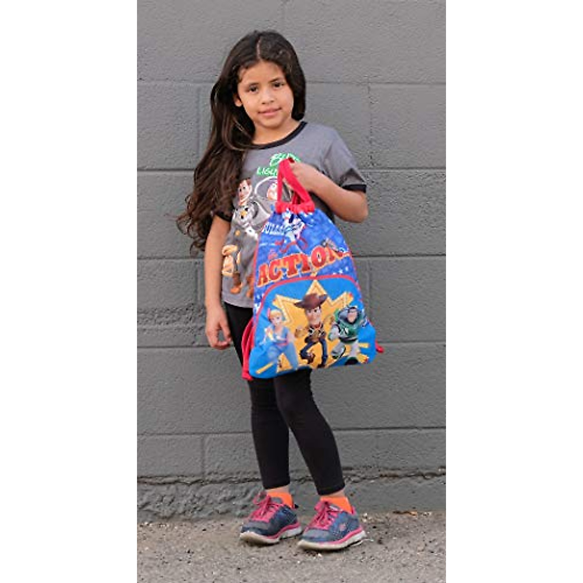 Disney Toy Story 4 Tote 15" Sling Bag Woody Buzz Bo Peep Forky Print