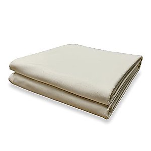 Muslin Fabric by The Yard Unbleached Natural Cotton Fabric Soft Quilting Sewing Fabric (5 Yard)