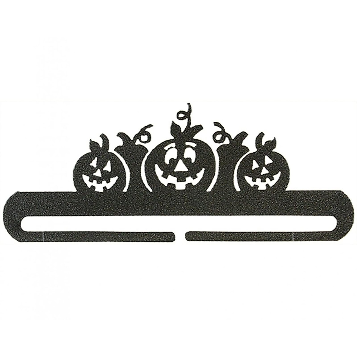 Ackfeld Manufacturing 9in Pumpkin Split Bottom Quilt Hanger, Black