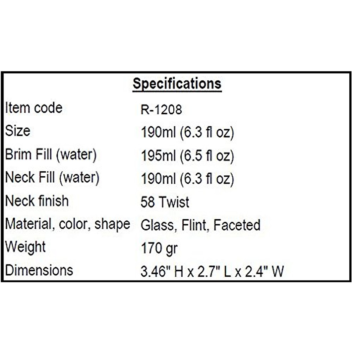 6 oz Hexagon Glass Jar with Silver Metal Lid 12-Pack by Packaging For You