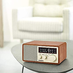 Sangean WR-16 AM/FM Bluetooth Wooden Cabinet Radio