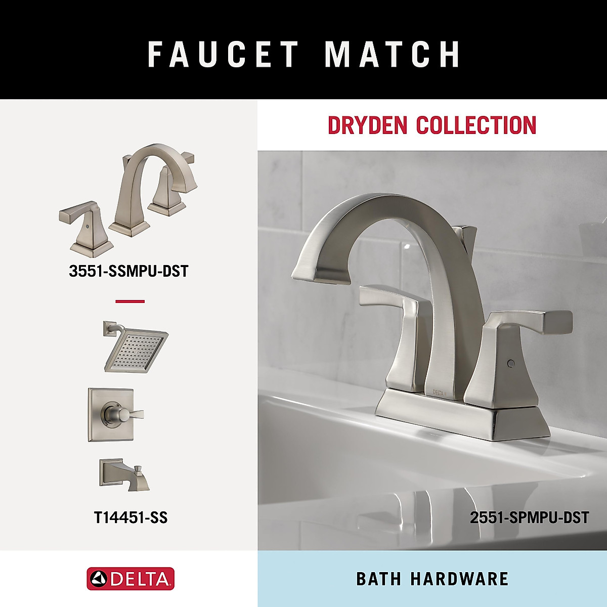 DELTA 75135-SS Dryden Robe Hook, Stainless