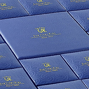 Gem Stone King 925 Sterling Silver 8X6MM Oval Gemstone Birthstone Split Shank Double Halo Engagement Ring | Wedding Band Anniversary Promise Ring For Women