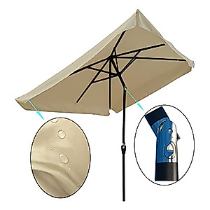 Patio Umbrellas+Outside Shade+Large Patio Umbrellas+Windproof+Patio Umbrella With Stand+Deck Balcony+Patio Umbrella Led+For Backyard Garden Deck Picnic