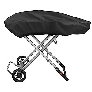 tonhui Grill Cover for Weber Traveler Portable Gas Grill 9010001, Outdoor Heavy Duty Waterproof Oxford Fabric Weather Resistant