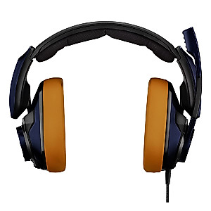 EPOS I Sennheiser GSP 602 – Wired Closed Acoustic Gaming Headset, Noise-Cancelling Microphone, Adjustable Headband with Customizable Contact Pressure, Volume Control, for PC + Mac + Xbox + PS4, Pro