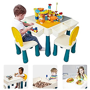 ide·o Toddler Table and Chair Set - Kid Table and Chair Set, Kids Play Table，Playroom Furniture，Kids Table with Storage