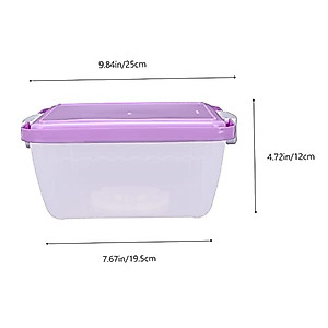 Alipis 1pc Box Packing Portable Cake Box Cheesecake Carrier Cupcake Mini Cake Boxes Treats Holder Pastry Carrier Cake Saver Baking Dessert Cake Box Reusable Cake Container Baking Cake Box