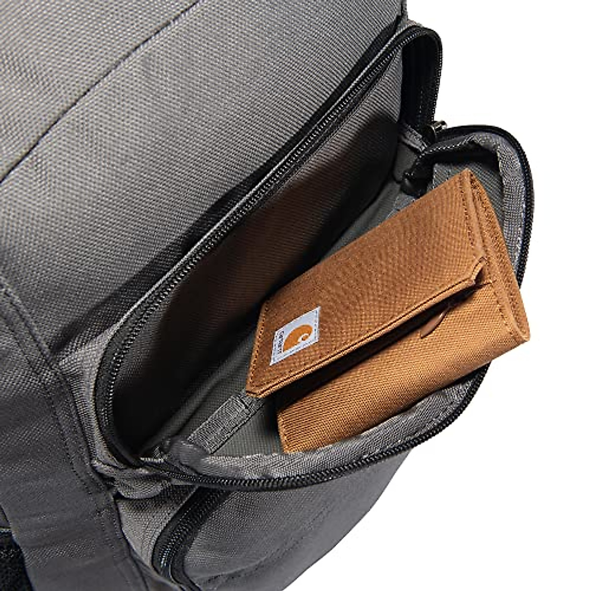 Carhartt Legacy Standard Work Backpack with Padded Laptop Sleeve and Tablet Storage, Grey