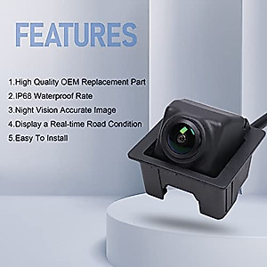 DICMIC Rear View Backup Reversing Camera for 2010-2015 Cadillac SRX Replace# 23205689, 15926122, 20910350, 22915398