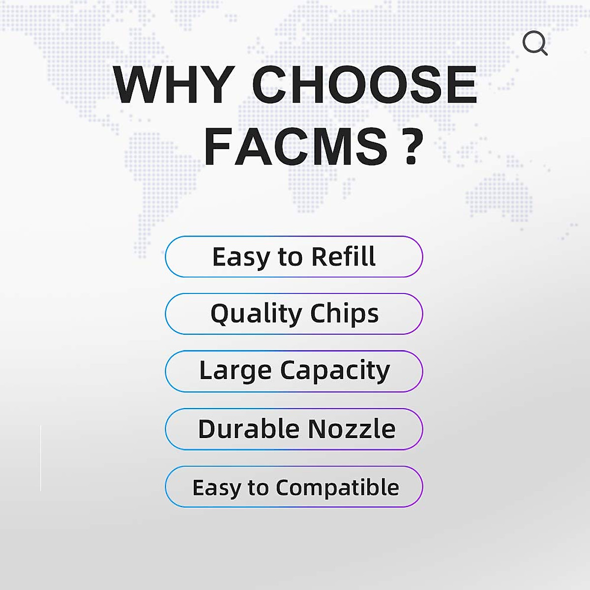 FACMS Remanufactured Ink Cartridges Replacement for HP 65XL 65 XL Ink Cartridge for Envy 5055 5052 5058 DeskJet 3755 2652 2655 3722 3723 3752 3758 3730 3720 3700 2622 2655 Printer (1 Black, 1 Color)