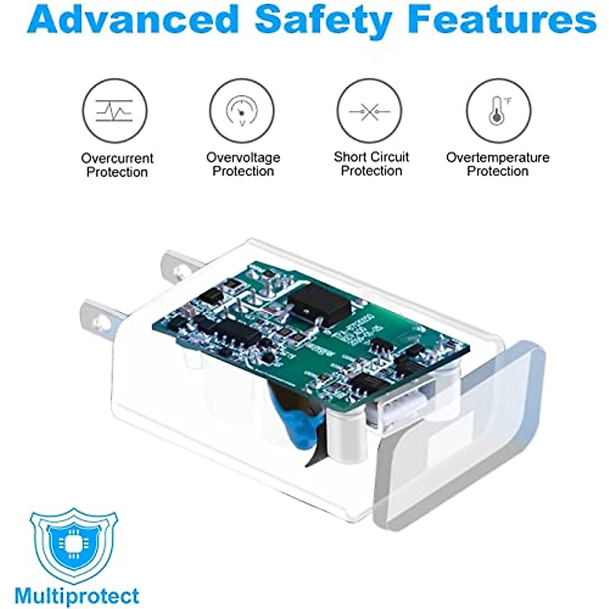 18W Charger Adapter and Cable for Samsung Galaxy A12 A32 A52 A23 5G A01 A11 S21 Plus Ultra FE,Tab S7/S7+,LG Stylo 6/Wing,Moto G Fast/Power/Stylus 2021,One 5G Ace,Quick Charge 3.0 Wall Charging Block