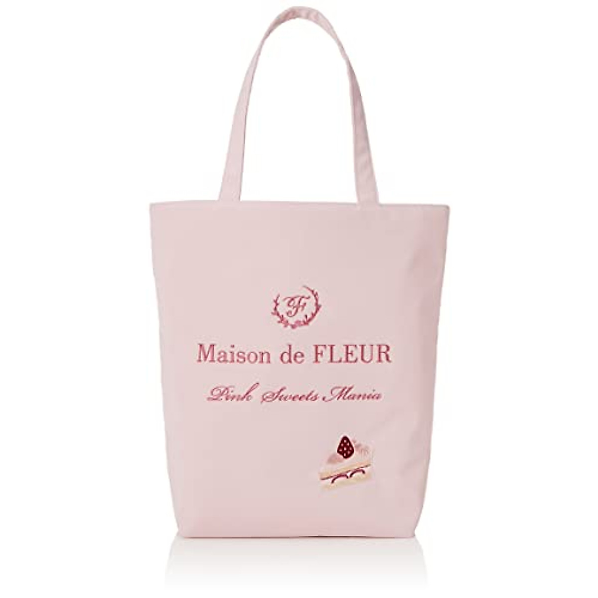 Maison de FLEUR(メゾン ド フルール) Sweets Mania Shortcake Tote, Safety Pink