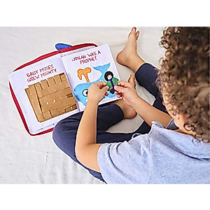 My Bible Quiet Book by My Growing Season | Interactive Fabric Activity Book for Kids | Educational Christian Toy for Toddlers & Preschoolers | Travel-Friendly and Sensory-Rich Soft Book