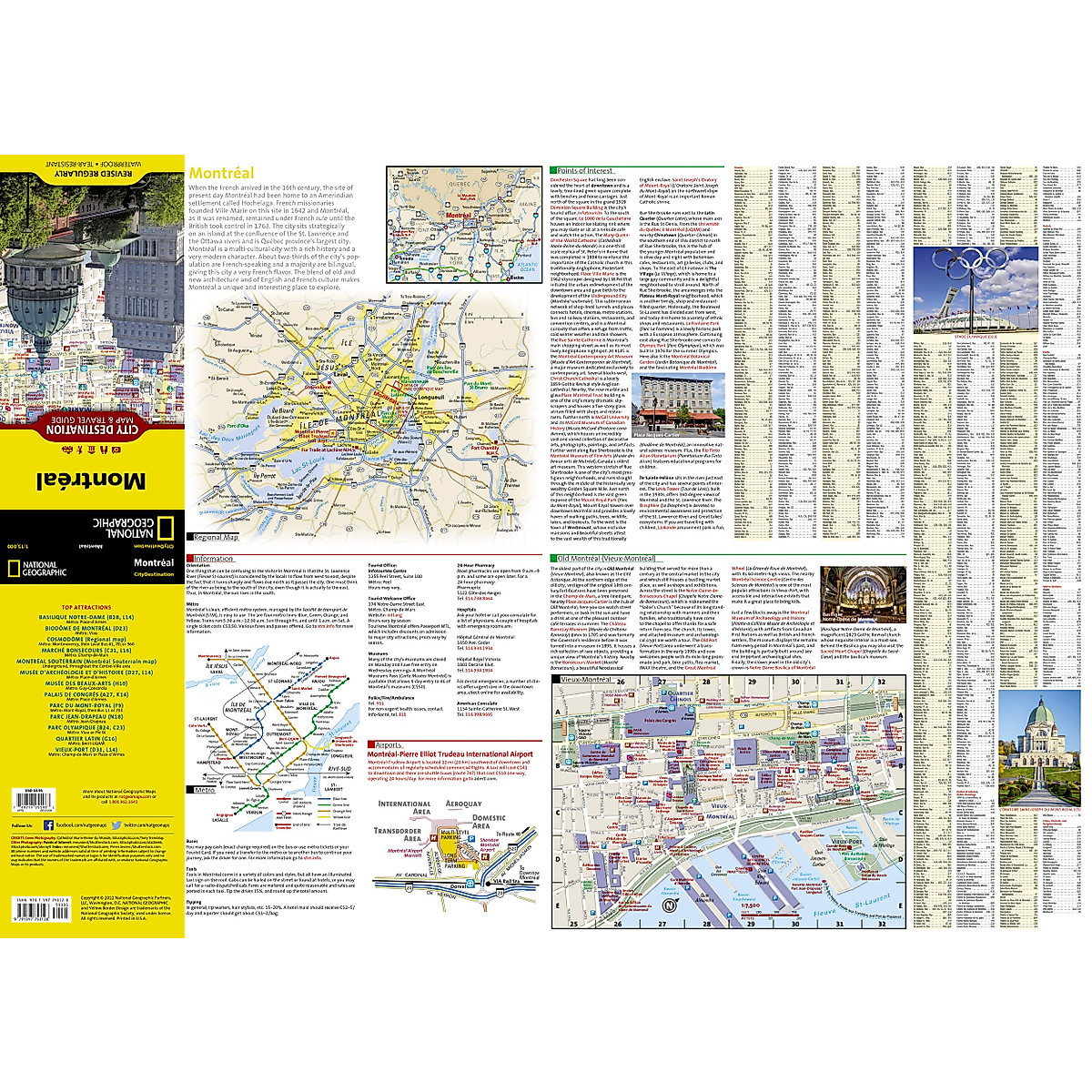 Montreal Map (National Geographic Destination City Map)