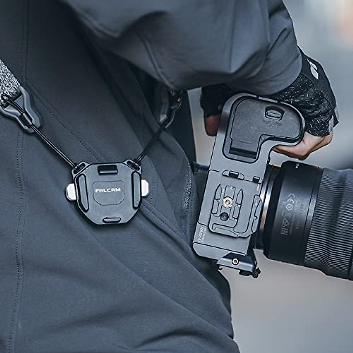 ULANZI FALCAM F38 Camera Shoulder Strap Mount Quick Release Kit V2, Capture Camera Clip for Camera to Shoulder Strap Quick Mount/Release (Quick Release Kit)