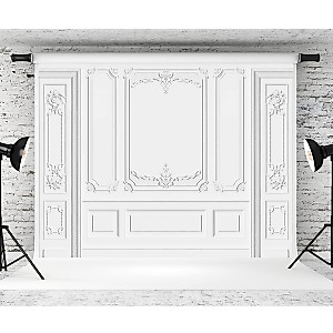 Kate 7×5ft Classic Gypsum Line Backdrop Photography Indoor Empty Room Portrait Background Photography Studio Prop Photos and Videos