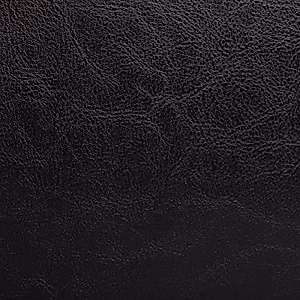 LAVISH HOME (Black) Ottoman-Faux-Leather Rectangular Storage Bench, Works as Foot Rest for Easy Room Organization Home-Complete