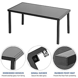 Patio Furniture Set: Patio Outdoor Set, Patio Chair Set of 4, Outdoor Table and Chairs, Patio Chairs, Balcony Furniture