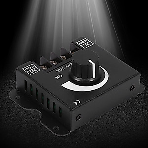 12V to 24V 30A Led Dimmer Switch Manual Operation Single Color LED Dimmer Controller for Strip Light Single Color
