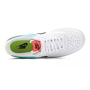 Nike Women's Court Vision Low Sneaker, White/Multi, 9 Regular US