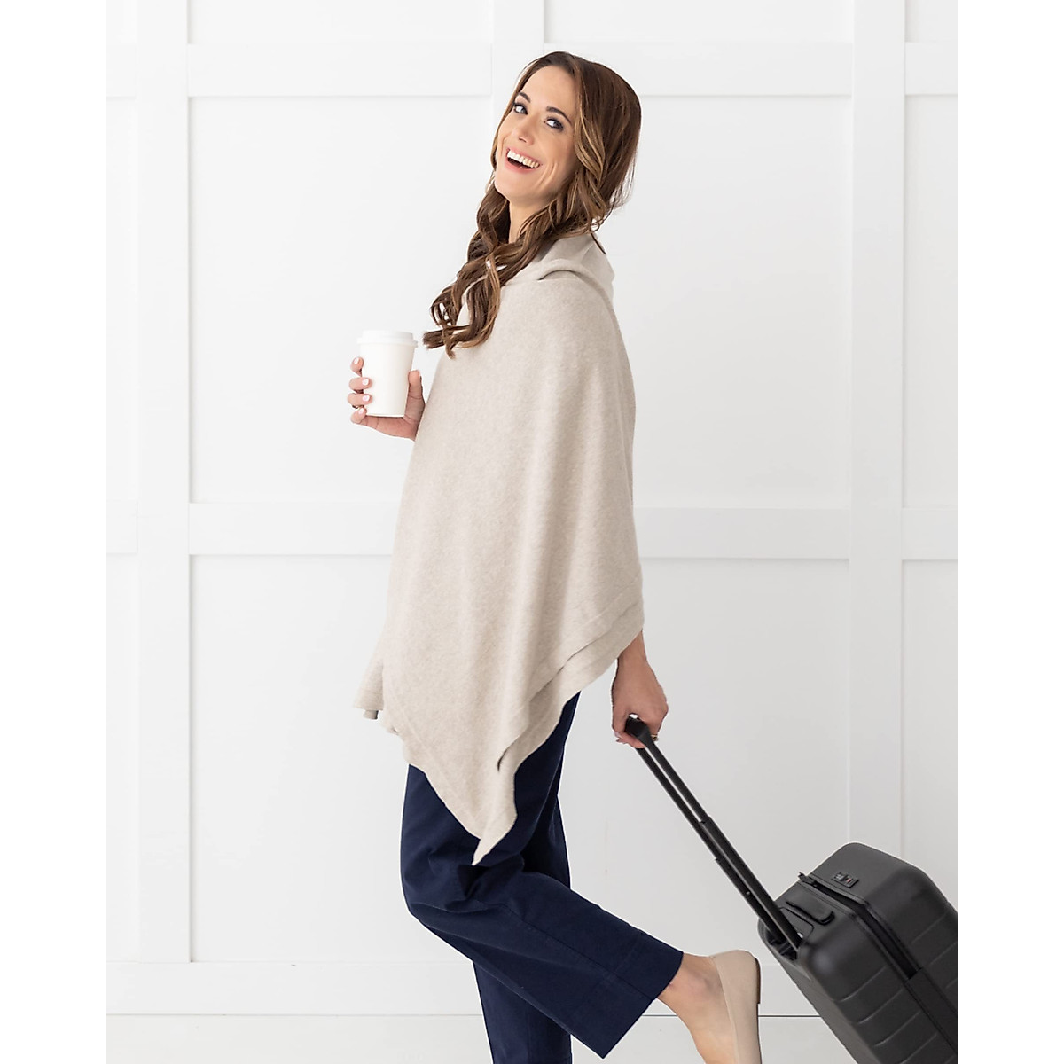 zestt Dreamsoft Travel Scarf, Wrap and Shawl, Organic Cotton, Birch