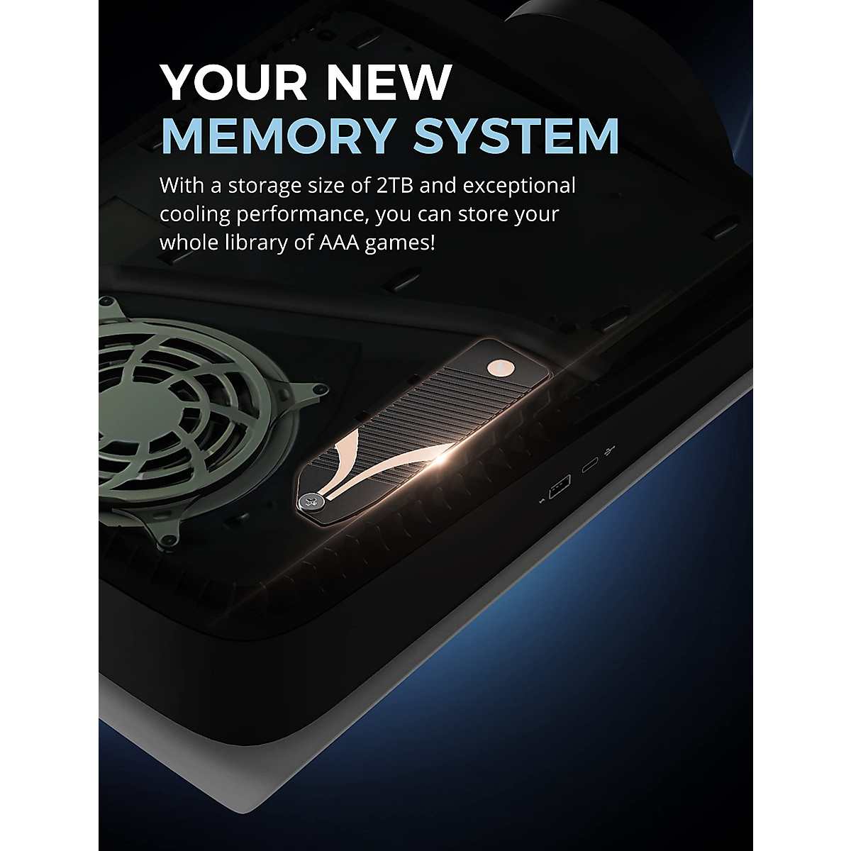 SABRENT 2TB Rocket 4 Plus NVMe 4.0 Gen4 PCIe M.2 Internal Extreme Performance SSD + M.2 NVMe heatsink Combo (SB-RKT4P-PSHS-2TB)