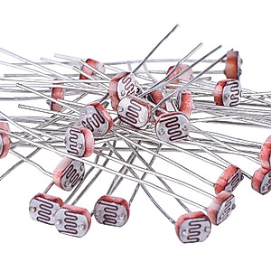 EBOOT 30 Pieces Photoresistor Photo Light Sensitive Resistor Light Dependent Resistor 5 mm (5539)
