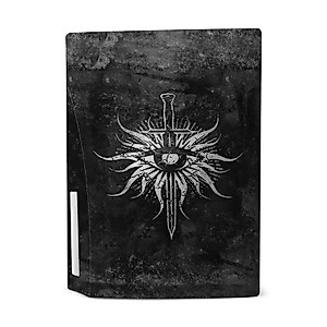 Head Case Designs Officially Licensed EA Bioware Dragon Age Inquisition Distressed Heraldry Vinyl Faceplate Sticker Gaming Skin Decal Cover Compatible With Sony PlayStation 5 PS5 Disc Edition Console