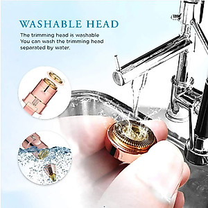 REMEDEN Rechargeable Eyebrow & Face Trimmer, and Facial Hair Remover Shaver for Women Painless/Safe/Quickly Removal Tool，Shaper You White