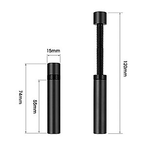 lilila-ree Graphics Card GPU Brace Support, Video Card Sag Holder Bracket, GPU Stand with Magnet GPU Brace for Prevent Universal VGA Graphics Card Sag, Black