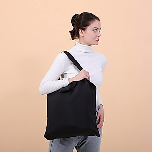 BROWINT Nylon Reusable Grocery Bag (3 pack), Nylon Heavy Duty Tote Bags 110 lbs, 19"x 19" Large Shopping bag, Foldable