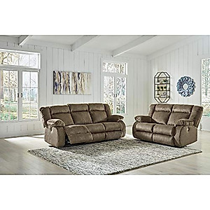 Signature Design by Ashley Burkner Sofa, Light Brown/Mocha