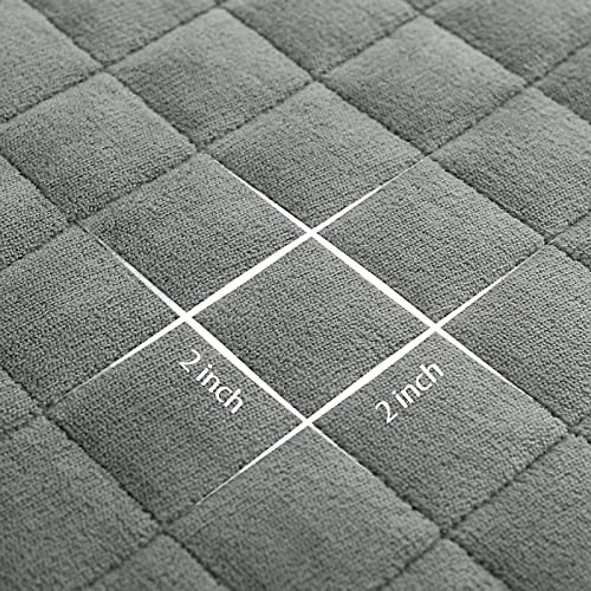 joybest Flannel Weighted Blanket, 2x2 Inch Compartments Oeko-Tex Certified Soft Fluffy Blanket with Premium Glass Beads, 15LBS 48x72Inches (Grey)…